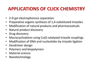 CLICK CHEMISTRY | PPTX