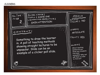 Clickers storyboard | PPT