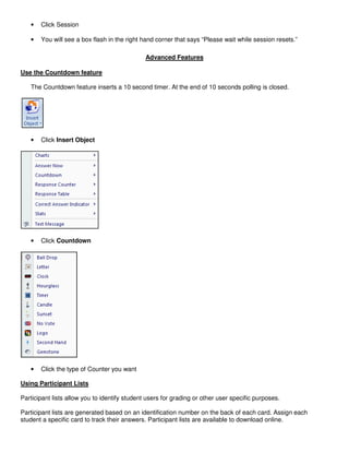 Clicker software s09 | PDF