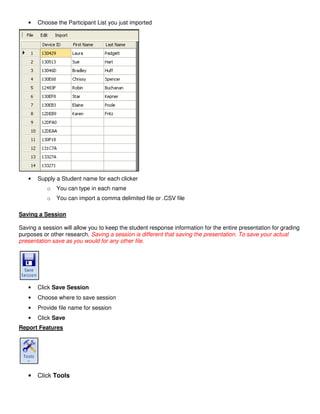 Clicker software s09 | PDF