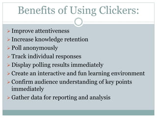 Clicker technology | PPT