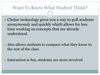 Clicker technology | PPT