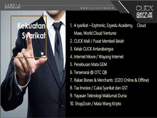 CLICK INTERNET TRAFFIC Sdn Bhd Company profile | PPTX