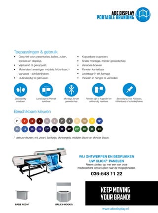 Click expo panelen - Expositiepanelen en Posterborden | PDF