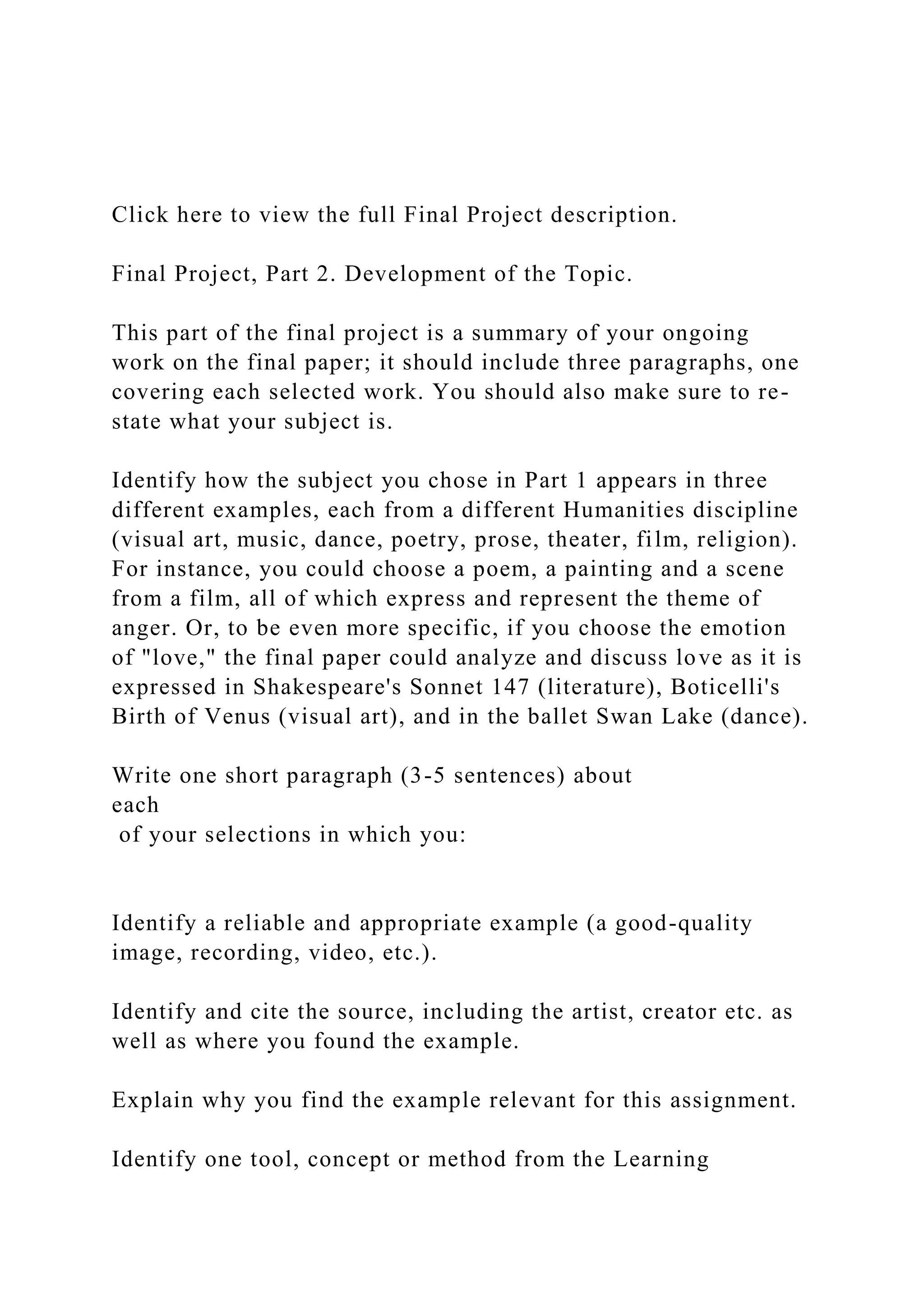 Click here to view the full Final Project description.Final .docx