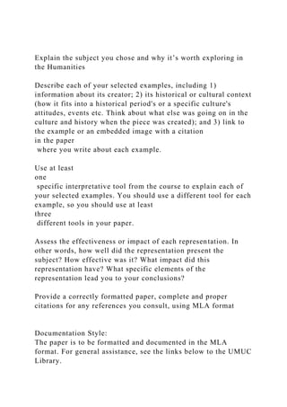 Click here to view the full Final Project description.Final .docx