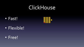 ClickHouse Analytical DBMS: Introduction and Case Studies, by Alexander Zaitsev | PDF