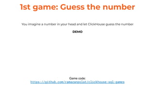 ClickHouse SQL Games | PPT