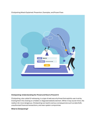 Clickjacking Attack Explained Prevention, Examples, and Proven Fixes.pdf