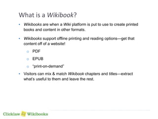 Clicklaw wikibooks for CBA dial-a-law | PPT