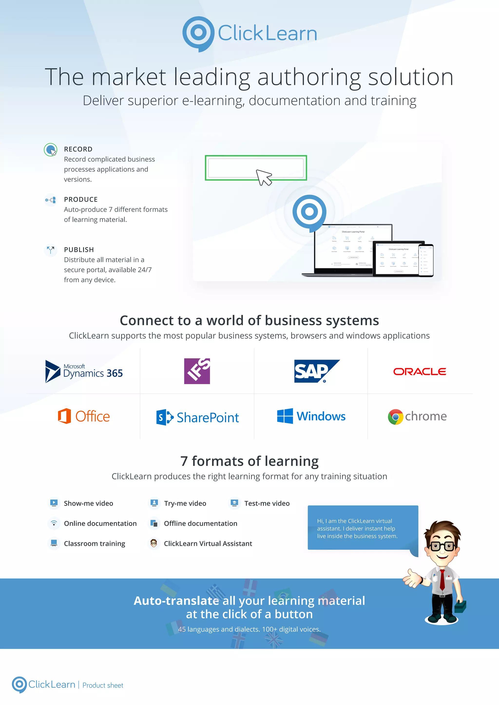 Clicklearn productsheet | PDF