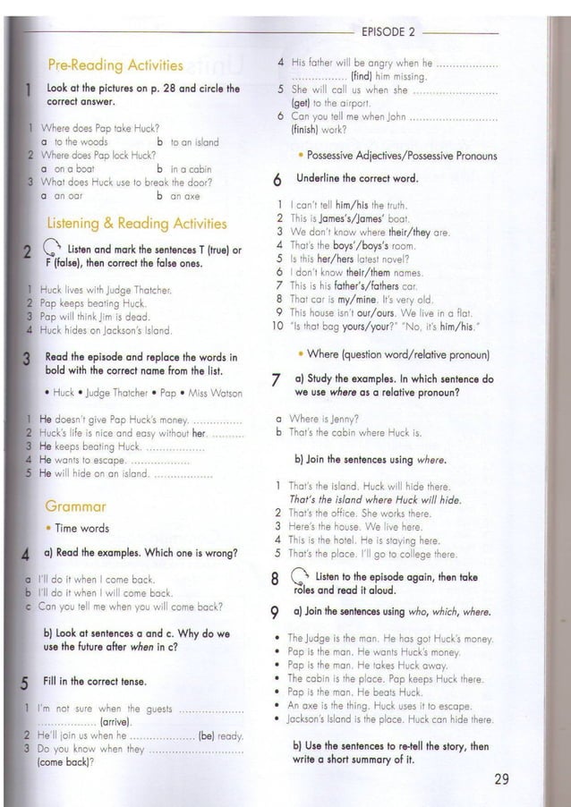 Click on 3 student's book | PDF