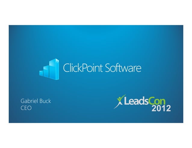 ClickPoint Software buy vs. build | PPT