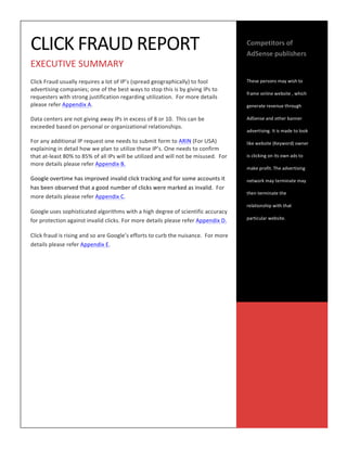 Click Fraud Report | PDF