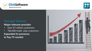 ClickSoftware Case Study Portugal Telecom Communication Service Provider | PPTX
