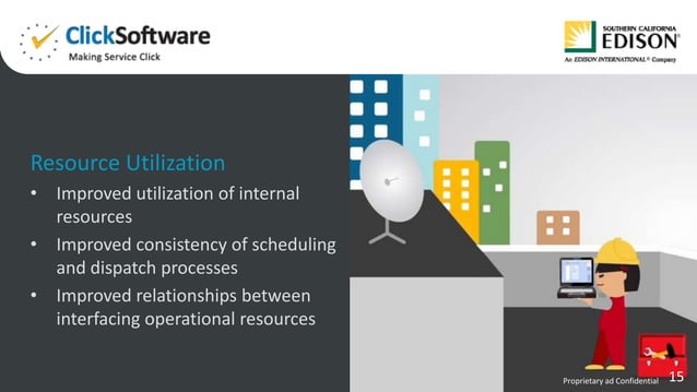 ClickSoftware Case Study Southern California Edison Utility | PPTX