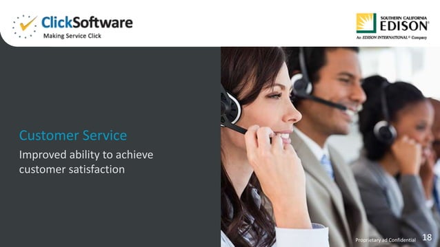ClickSoftware Case Study Southern California Edison Utility | PPTX