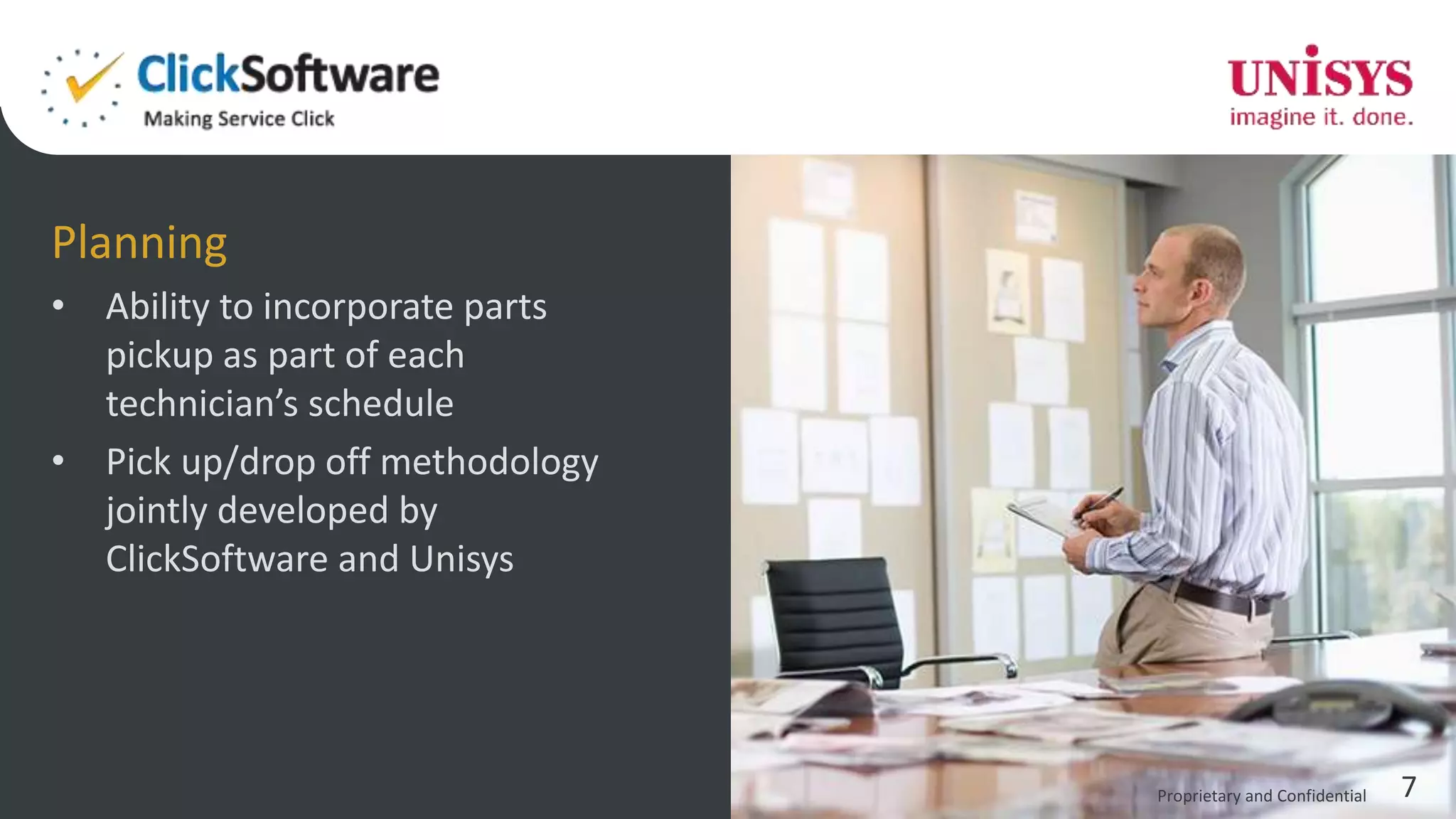 ClickSoftware Case Study Unisys Technology Company | PPTX | Business ...