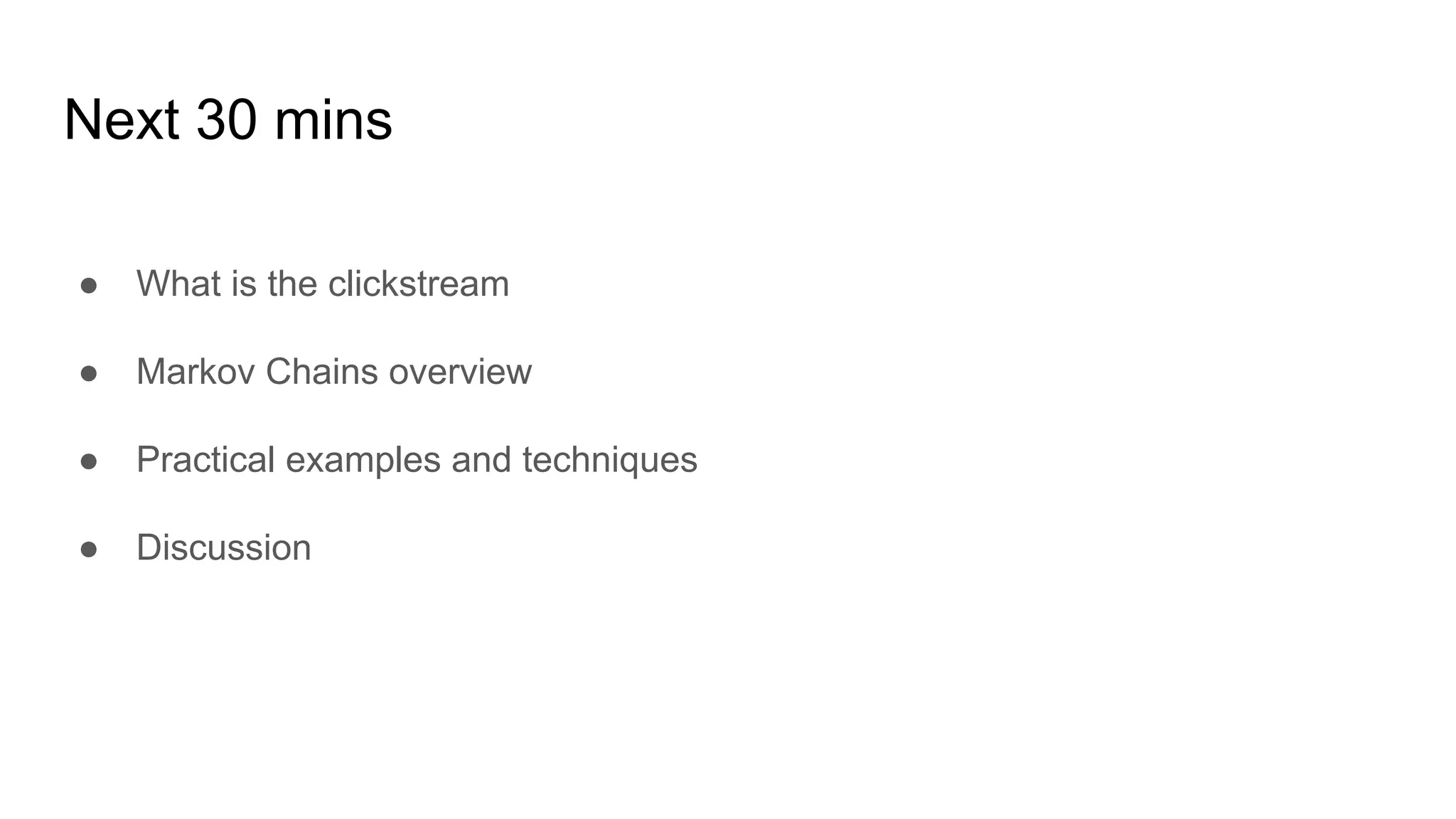 Clickstream Analytics with Markov Chains | PPT