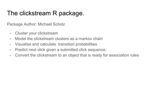 Clickstream Analytics with Markov Chains | PPT