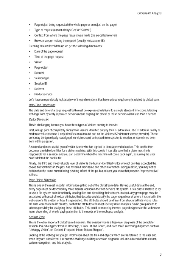 Clickstream Analysis | PDF | Web Design and HTML | Internet