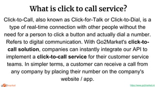 Click to call solution | PPT