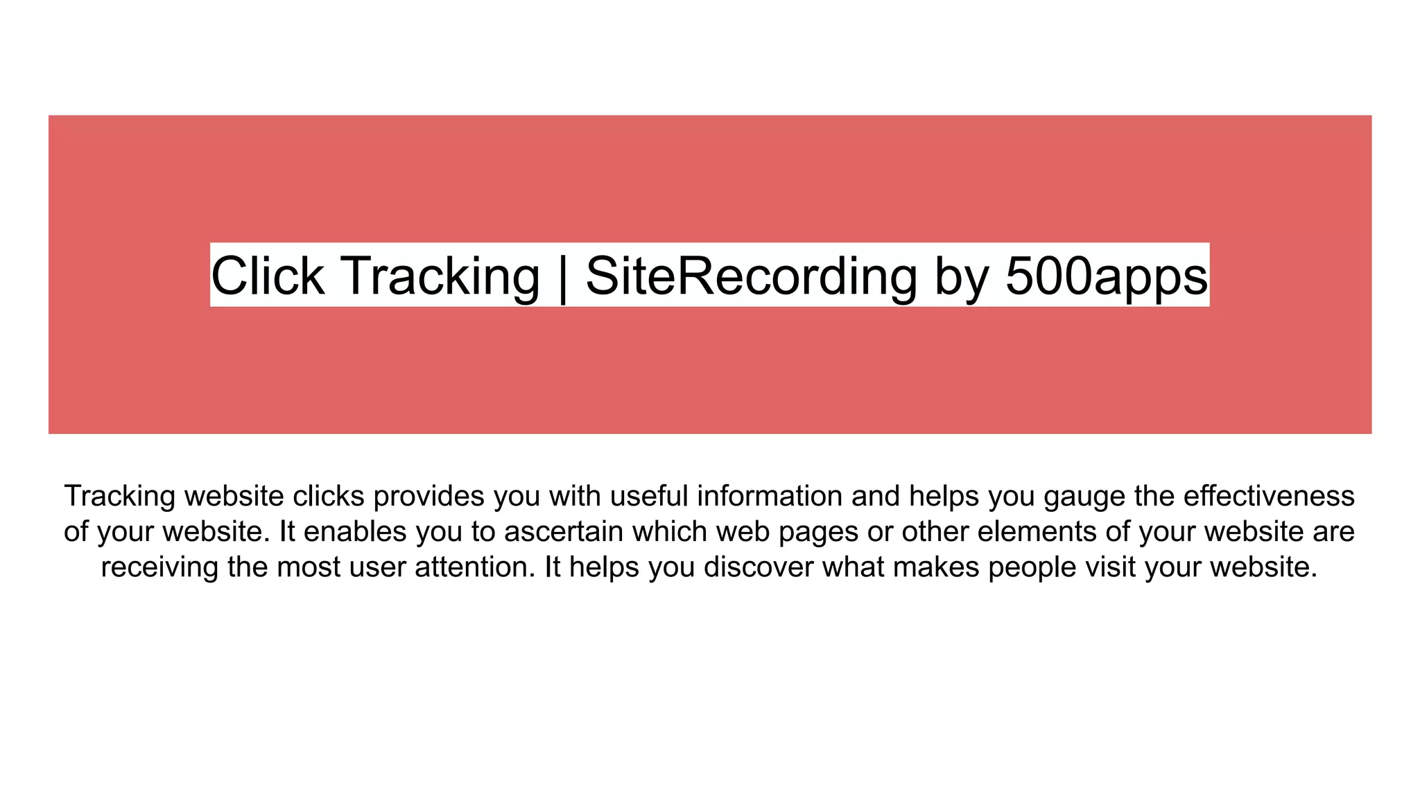Click Tracking _ SiteRecording by 500apps.pdf