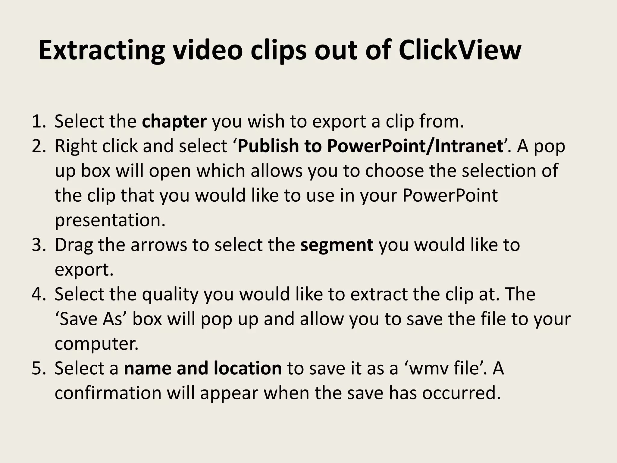 Click view | PPTX
