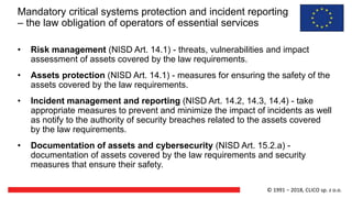 Practical approach to NIS Directive's incident management | PPTX