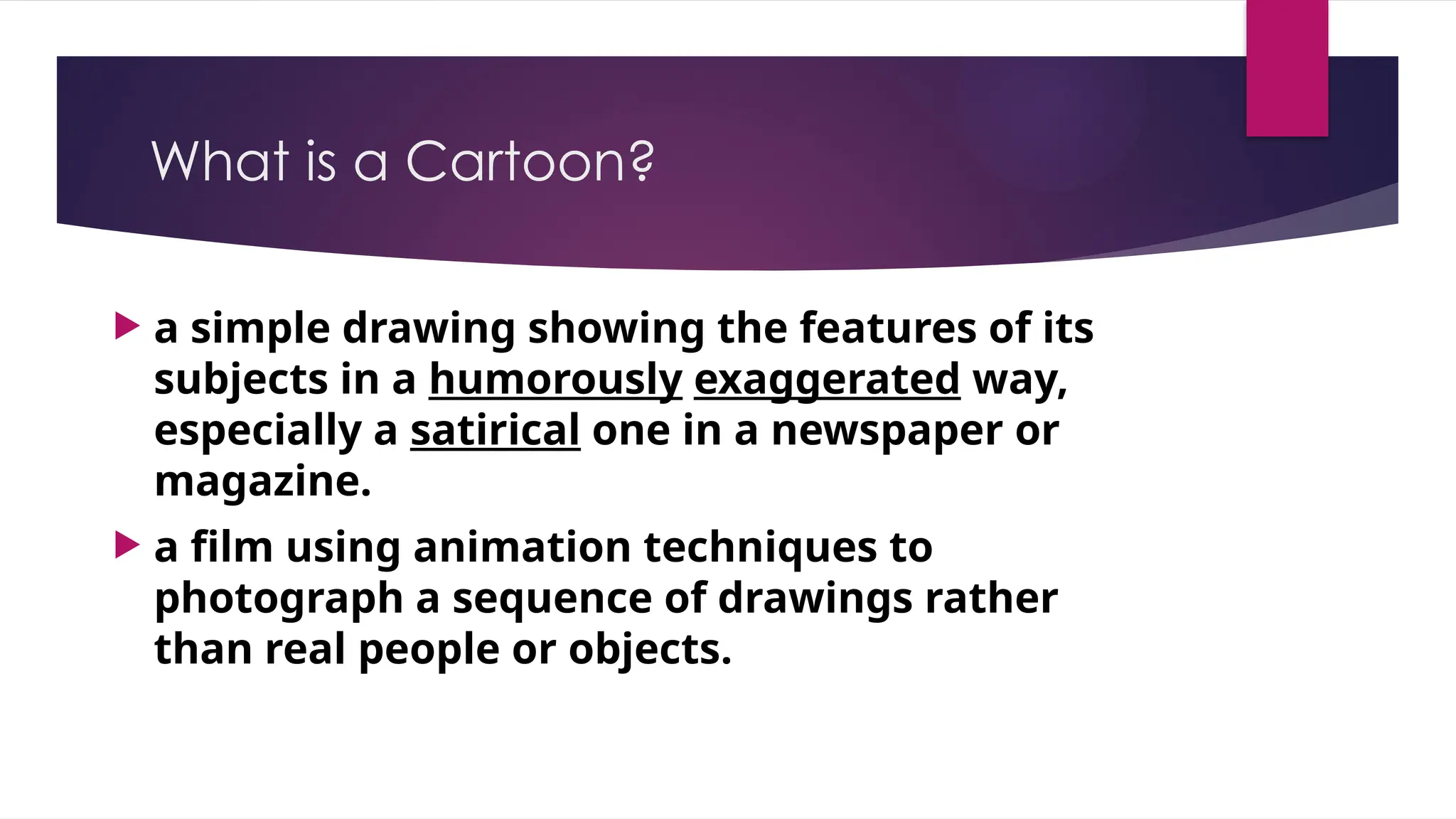 Cartoon Revisions and Advertisement Grade 10 | PPTX