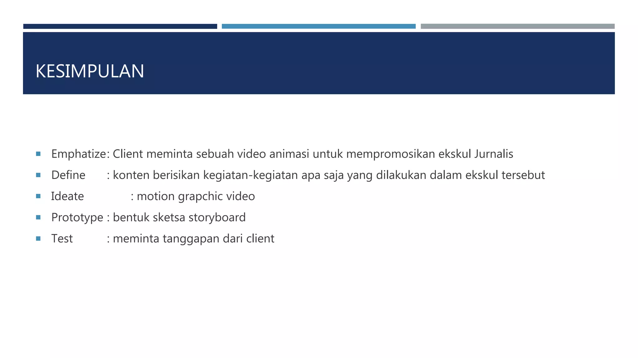 Metodologi Design Animasi Video | PPTX