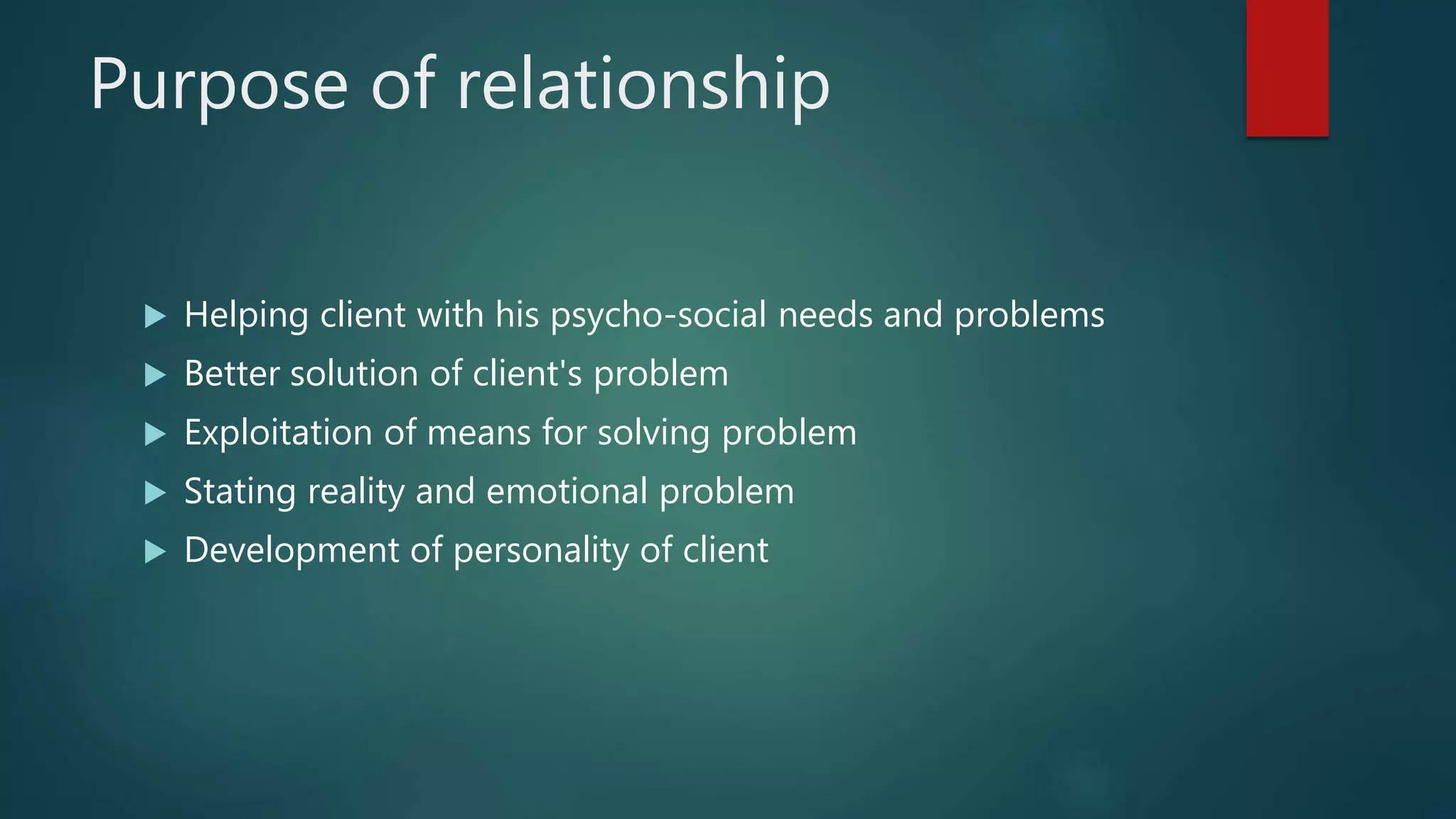 Client case worker relationship ppt | PPTX