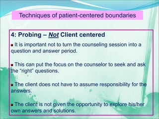Client-centered Boundaries | PPSX