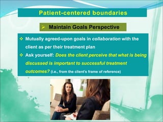 Client-centered Boundaries | PPSX
