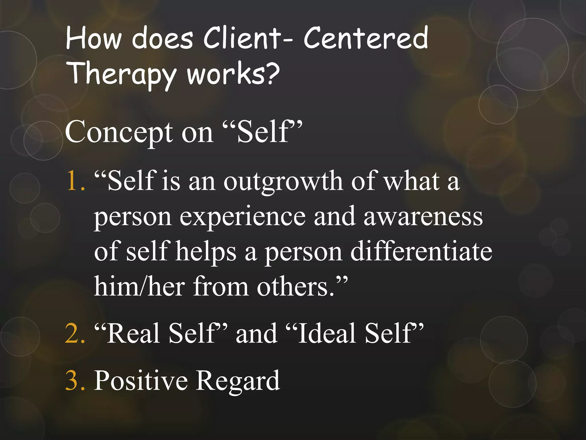 Client centered therapy | PPTX