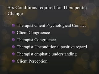 Client centered therapy | PPTX