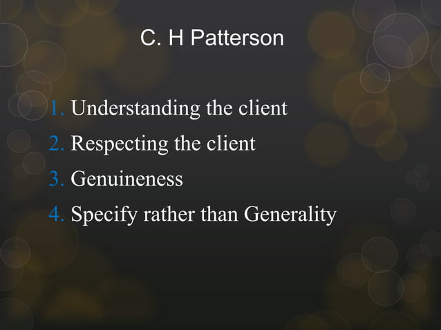 Client centered therapy | PPTX