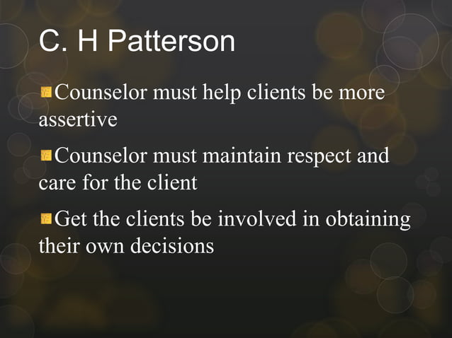 Client centered therapy | PPTX