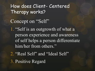 Client centered therapy | PPTX