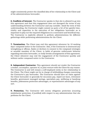 CLIENT CONTRACTOR AGREEMENT | PDF | Business | Business and Finance