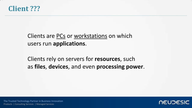 Server vs Client in real life and in programming world | PPT | Free ...