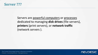 Server vs Client in real life and in programming world | PPTX