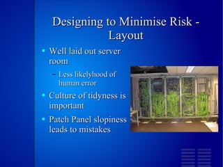 Client Server Server Room Risk | ODP | Information and Network Security ...