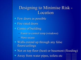 Client Server Server Room Risk | ODP | Information and Network Security ...