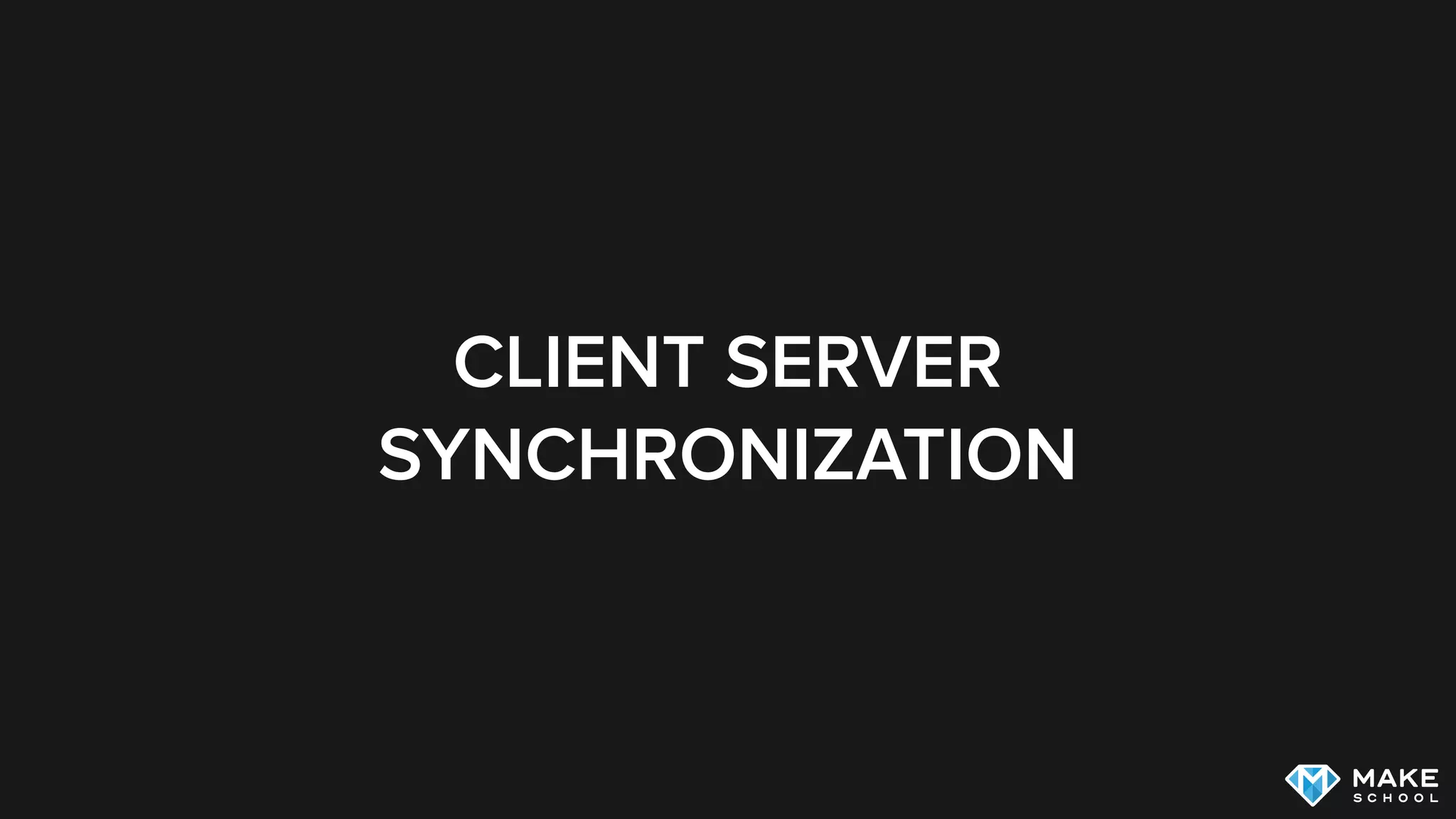 Client Server Synchronization iOS | PPT