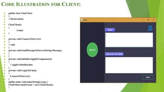 Client server chat application | PPT