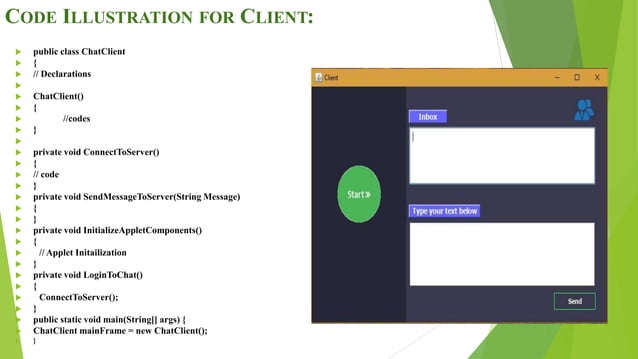 Client server chat application | PPT
