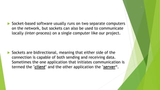 Client server chat application | PPT