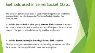 Client server chat application | PPT
