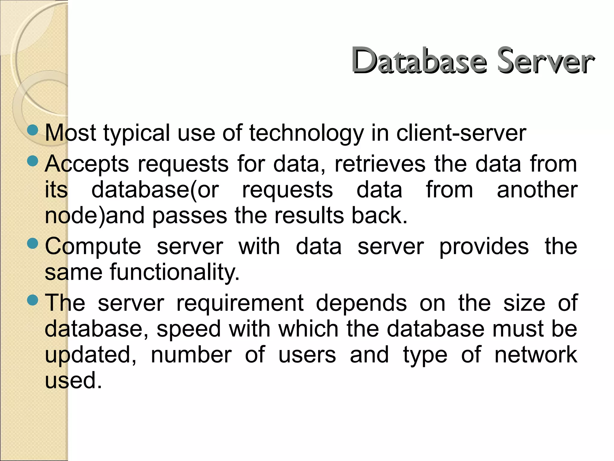 Client Server Computing Ppt Computer Networking Computing